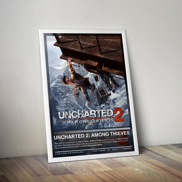 Uncharted Game Poster - Etsy