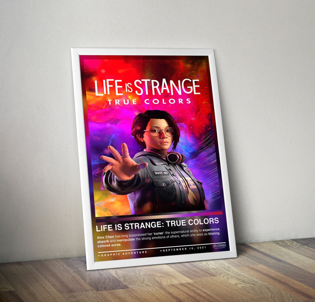 Life is Strange True Colors Poster Print Life is Strange Cover Gaming ...
