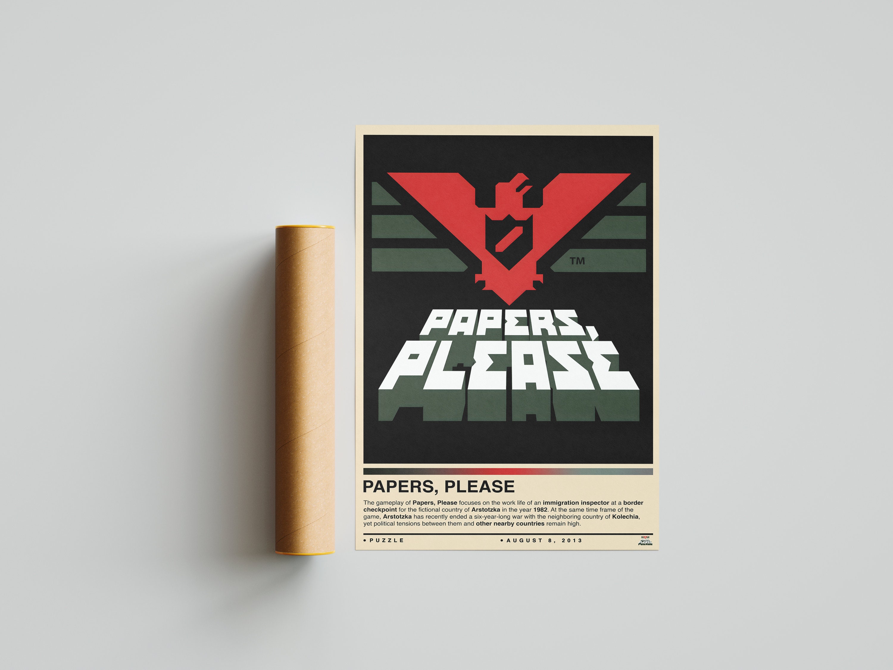 Papers Please Poster Papers Please Print Gaming Posters - Etsy