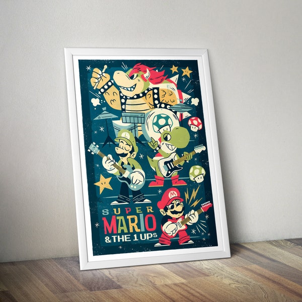 Super Mario Poster - Etsy