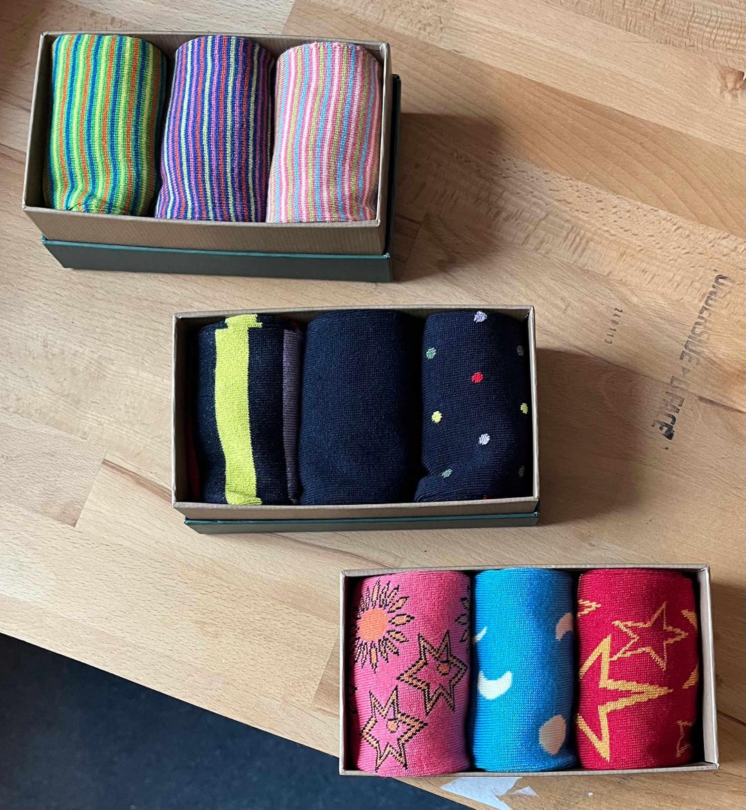 Men's Gift Box 100% Bamboo Socks - 3 Pair Packs - Etsy