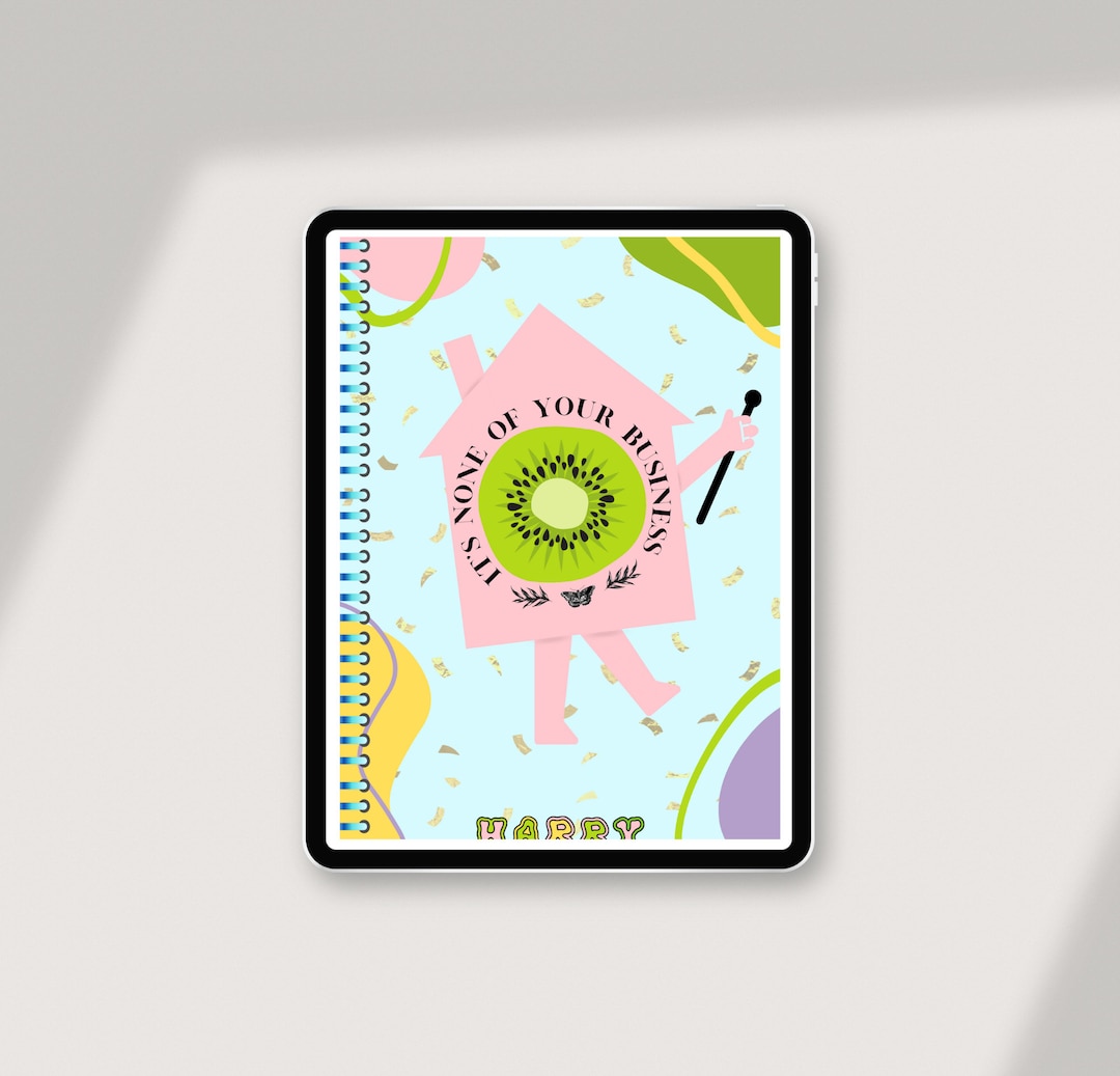 Harry Styles Notebook | 92 Pages | Digital Download - Etsy