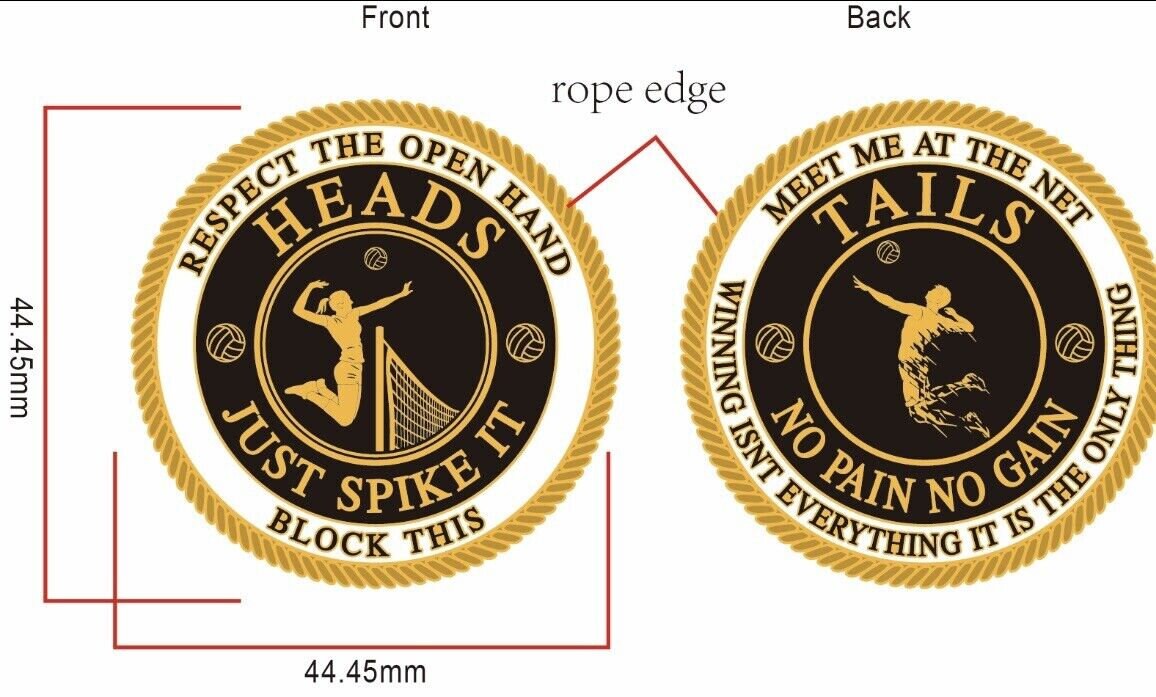 LOT OF 4 Graphic Referee Challenge Coins Toss - Sports Soccer, Football ...