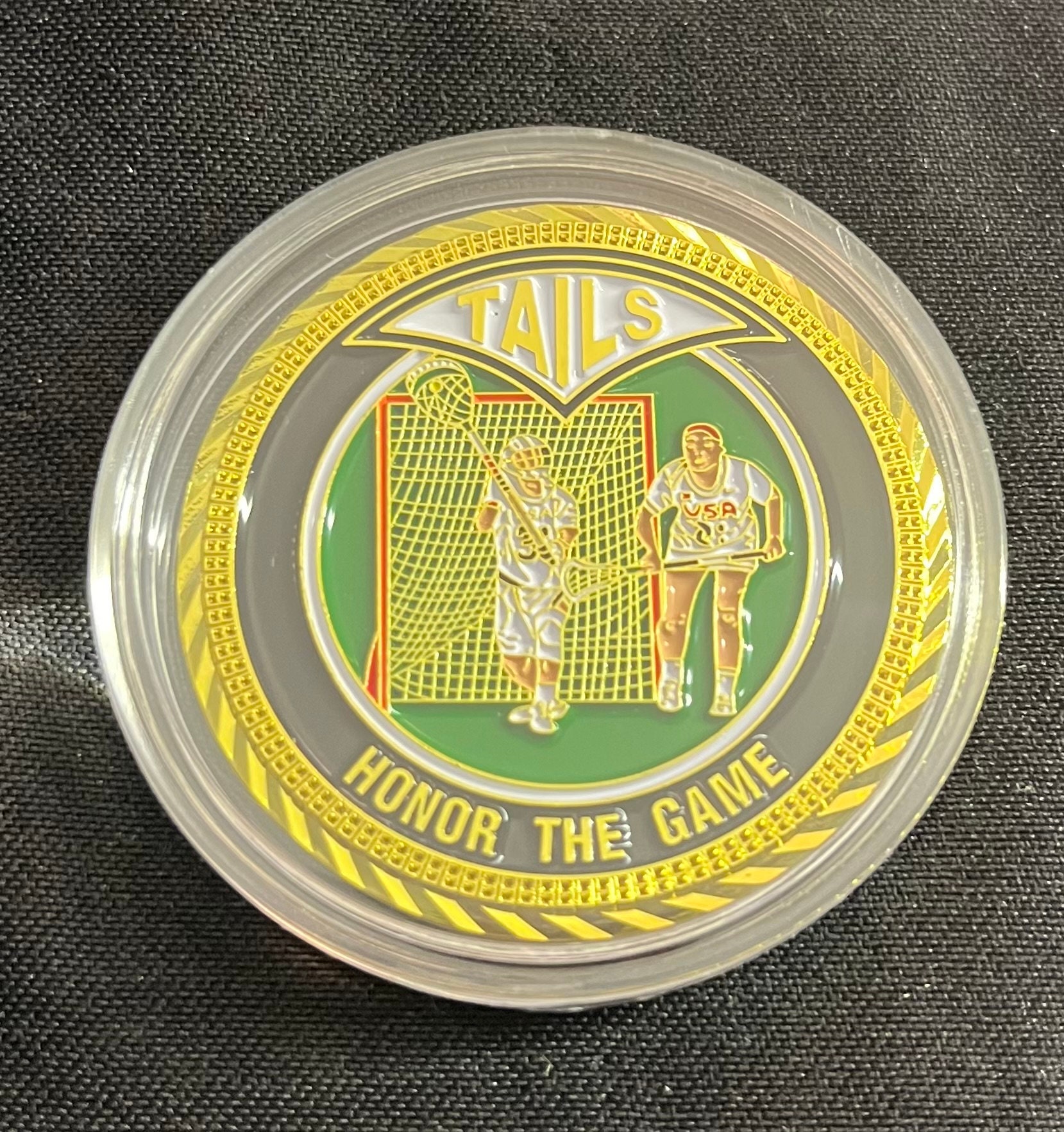 Graphic Referee Challenge Coin Toss Sports Lacrosse Respect/honor-1.75 ...