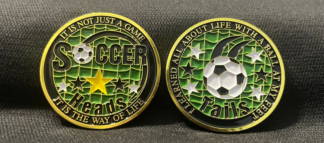 Graphic Referee Challenge Coin Toss Sports Soccer Not Just A Game 1.75 ...