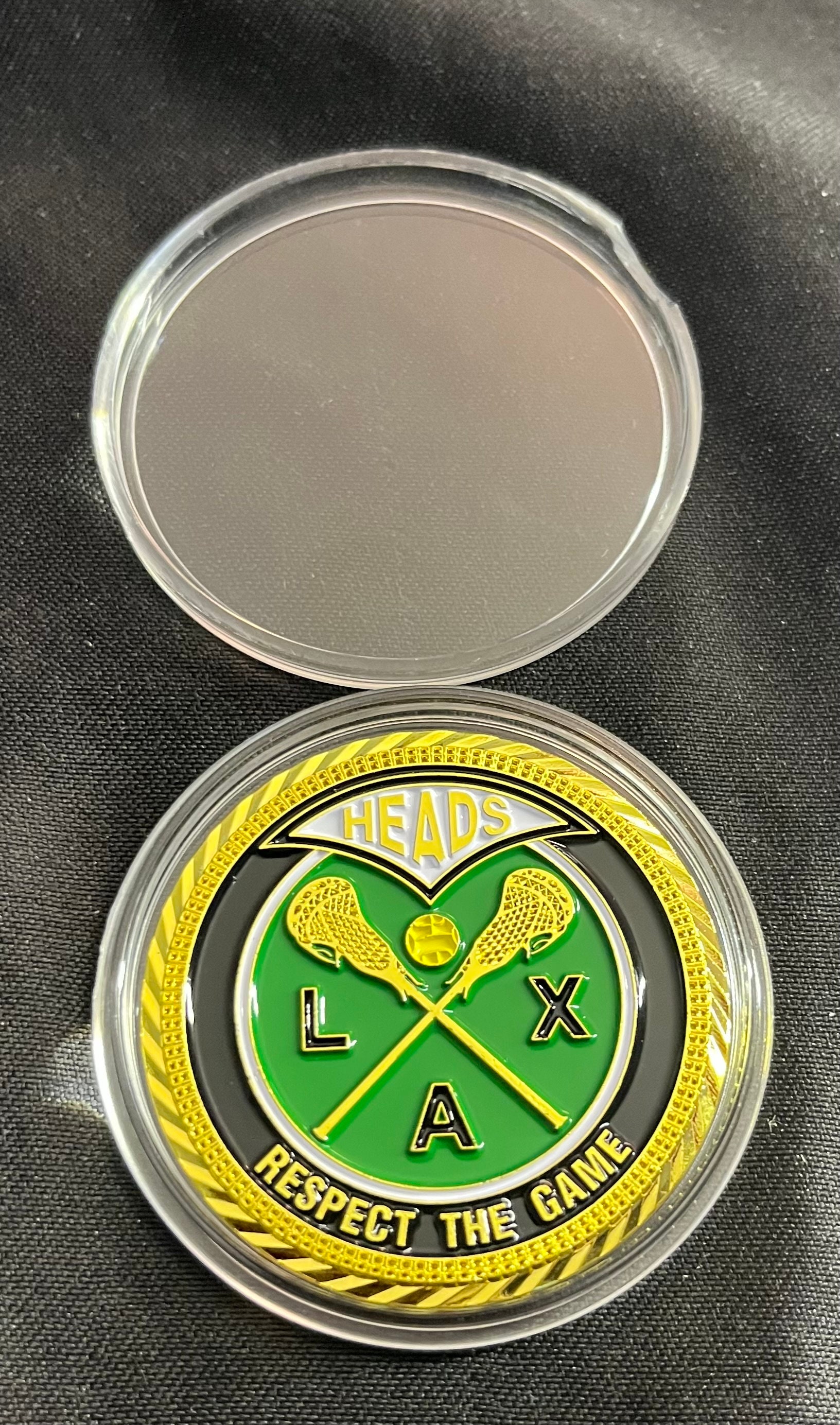 Graphic Referee Challenge Coin Toss Sports Lacrosse Respect/honor-1.75 ...