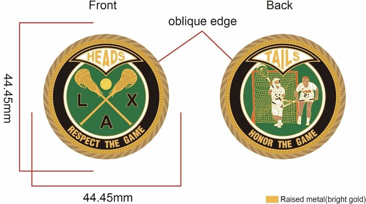 LOT OF 4 Graphic Referee Challenge Coins Toss - Sports Soccer, Football ...
