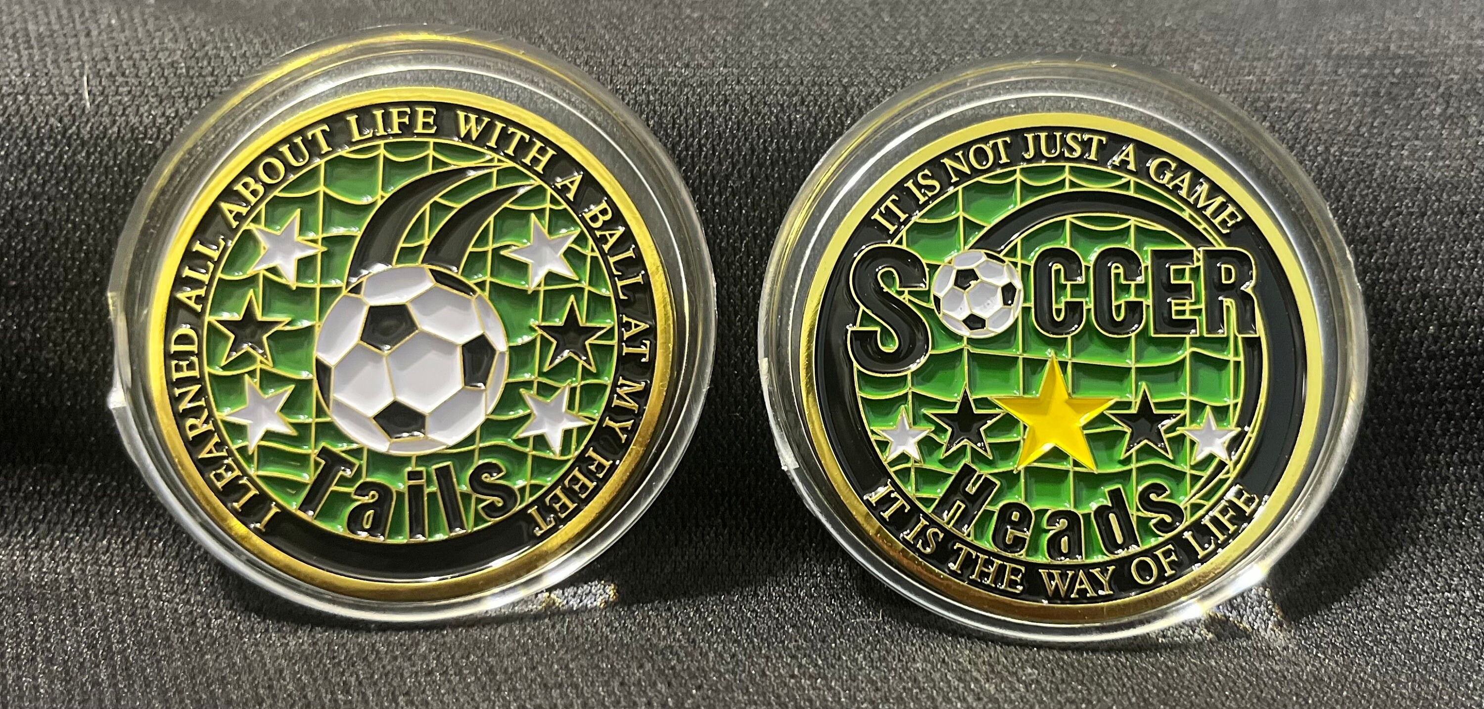 Graphic Referee Challenge Coin Toss Sports Soccer Not Just A Game 1.75 ...