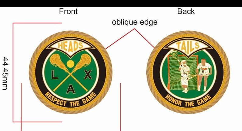 Graphic Referee Challenge Flip Coin Toss - Sports Lacrosse Respect ...