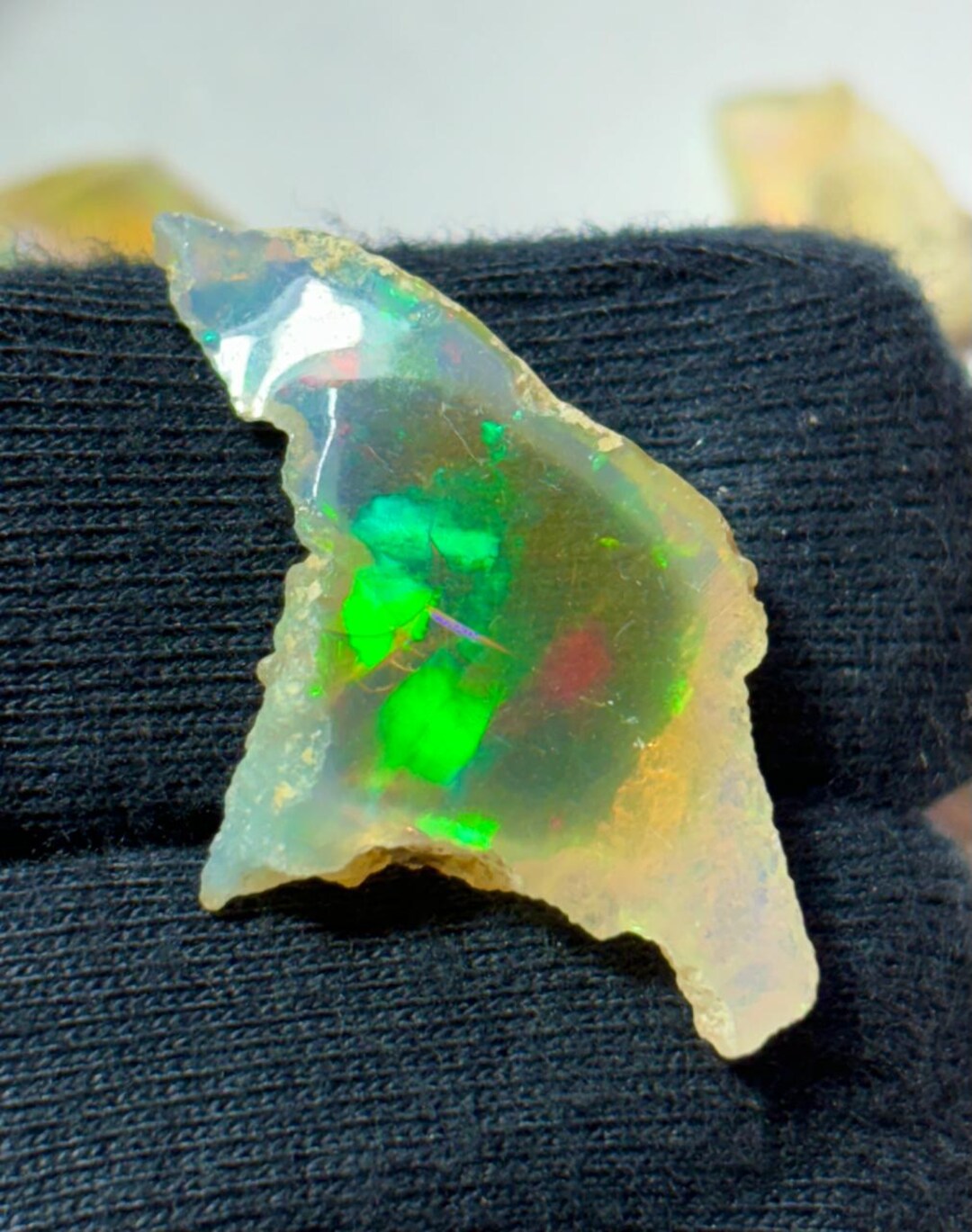 Ethiopian Opal Rough: Raw Fire Opal Stone for Jewelry Making - Etsy