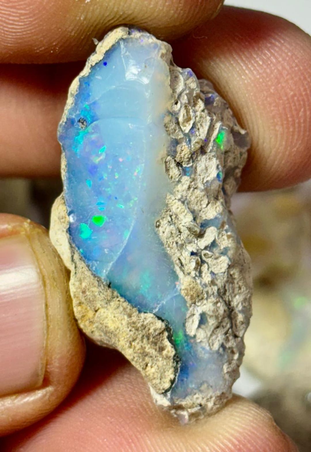 Opal Blue Opal Blue Ethiopian Opal Stone Raw Opal Opal Crystal Raw Opal ...