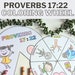 Proverbs 17:22 Joyful Heart is Good Medicine | Coloring Wheel ...