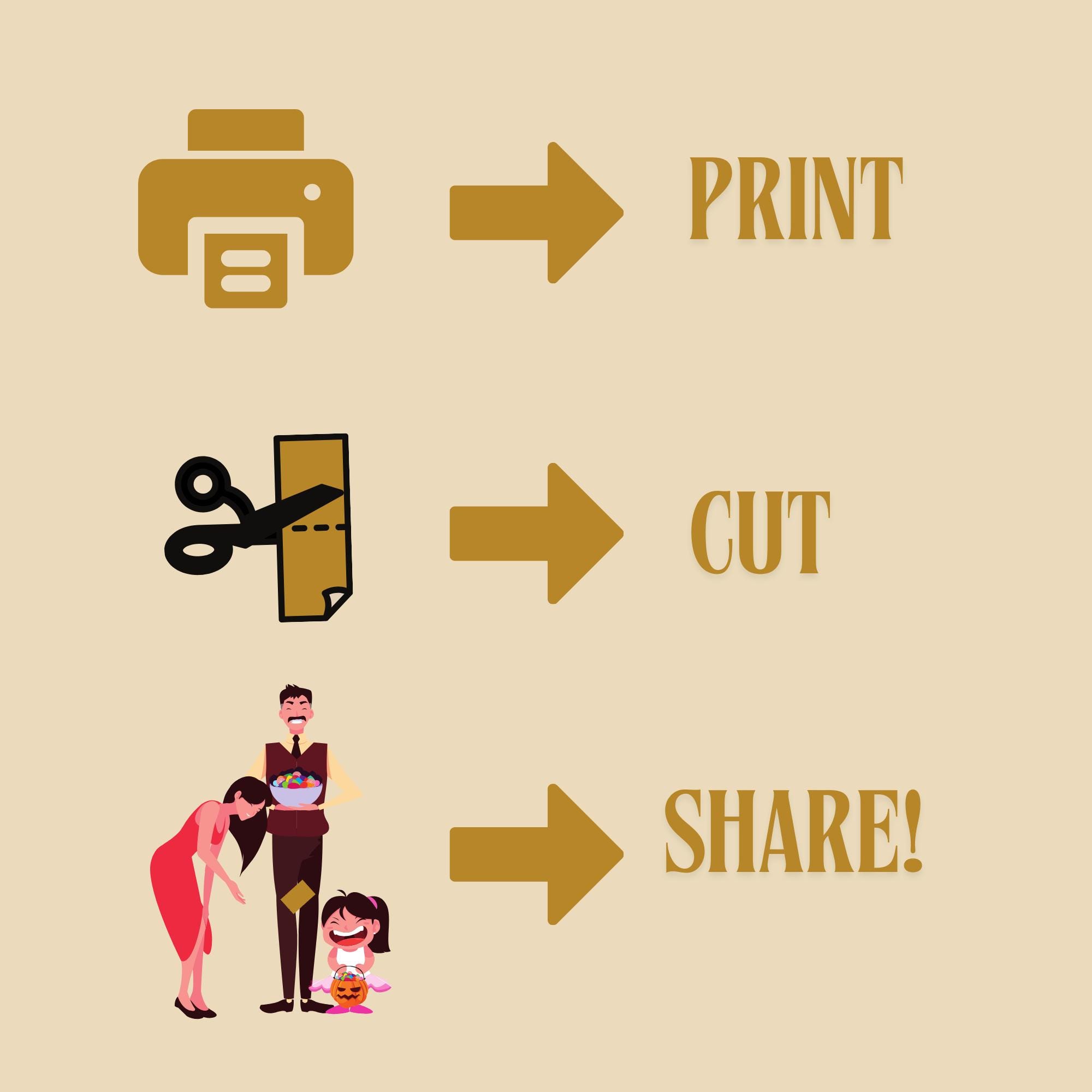 Christian Halloween Gospel Craft | Gospel Tracts for Kids Printable ...