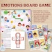 Printable Board Game for Kids, Emotions Board Game, Feelings Cards ...