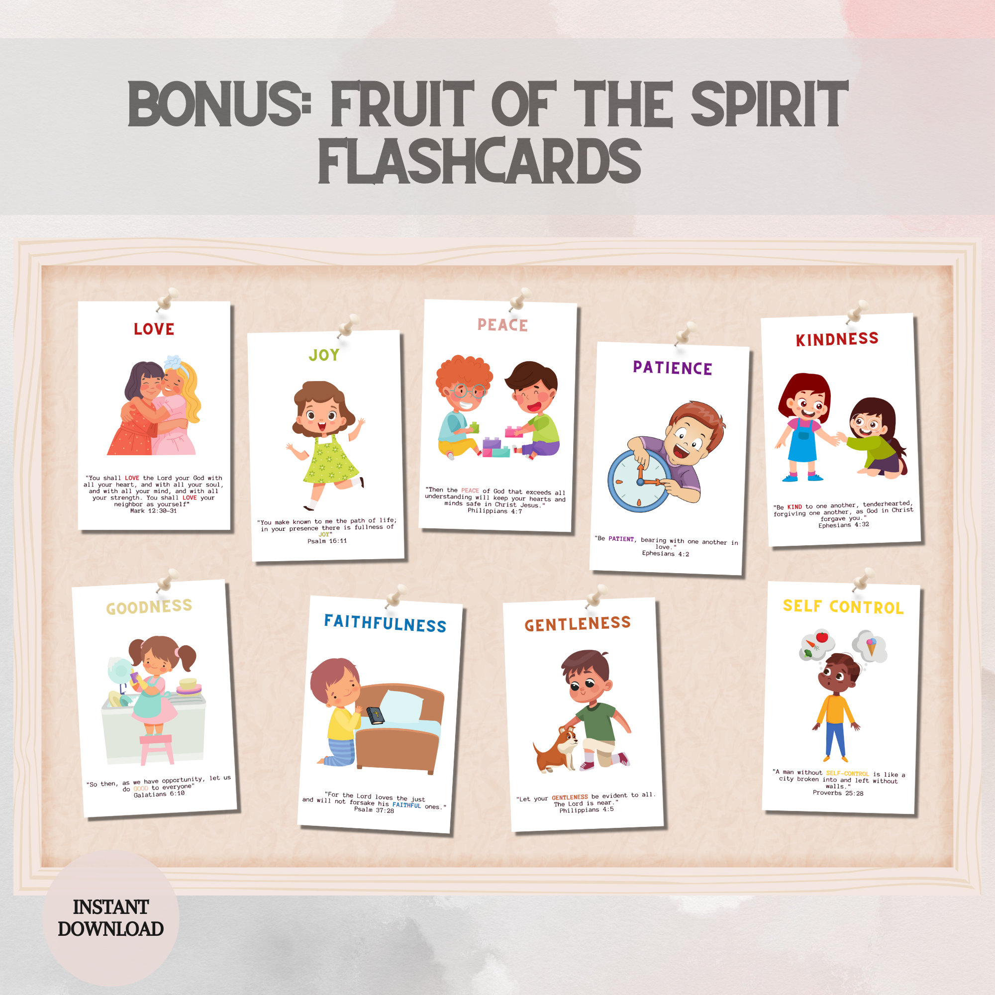 Fruit of the Spirit - Activites on LOVE for Toddlers and Preschoolers ...