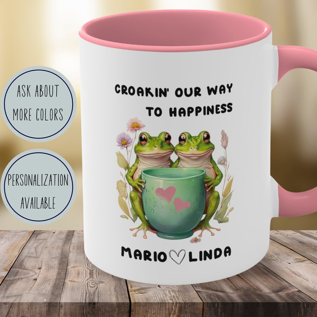 Personalized Cottagecore Frog Couple Valentine's Anniversary Gift ...