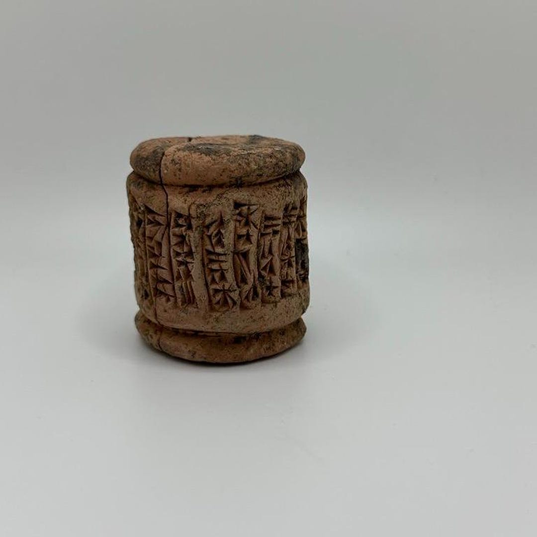 Ancient Near Eastern Cylinder Tablet - Circa 2500 BCE - Etsy