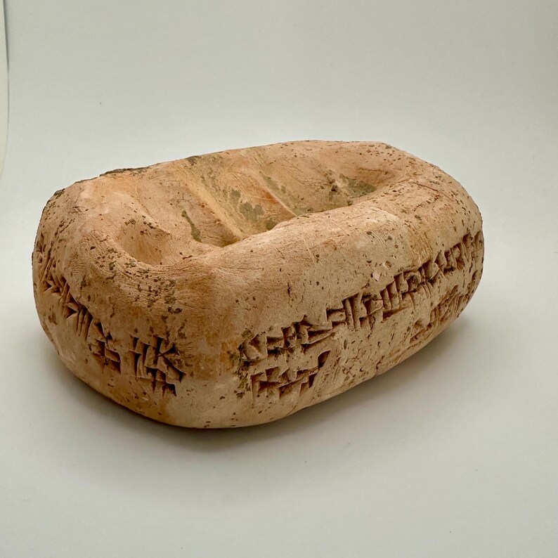 Ancient Near Eastern Clay Tablet - Mesopotamian Cuneiform Offering ...
