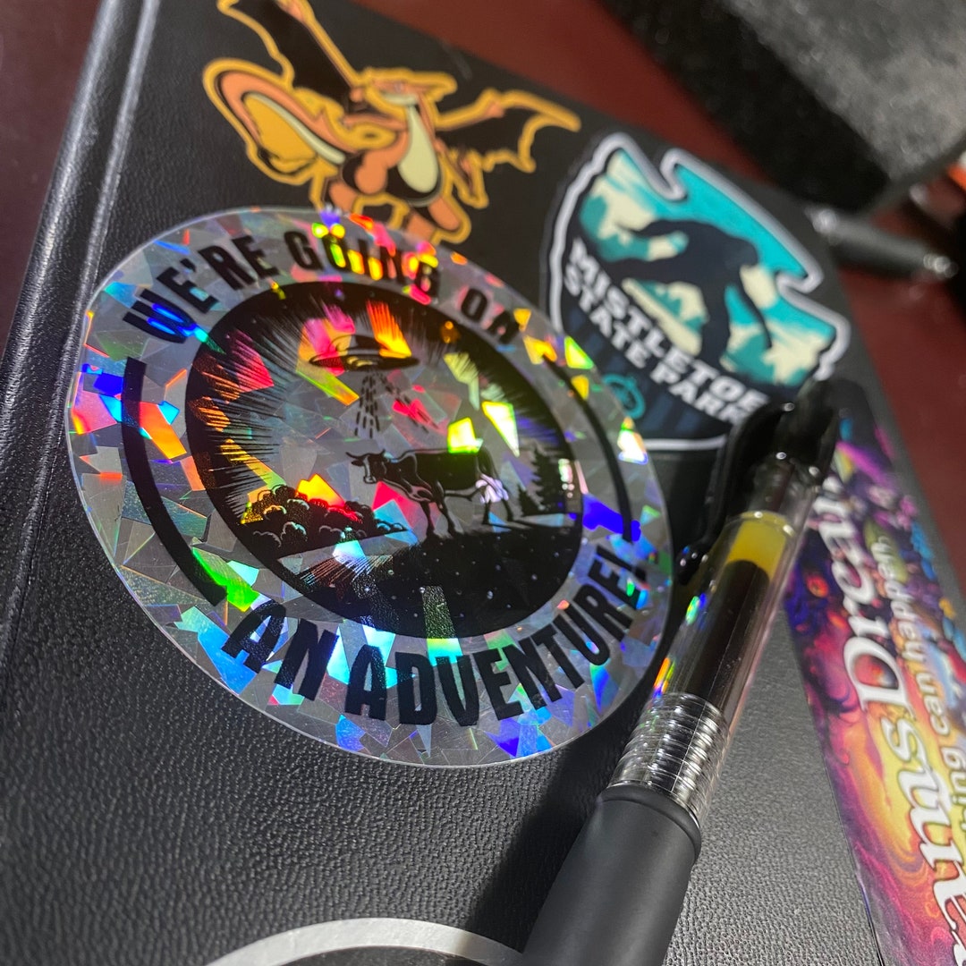 We're Going on an Adventure Alien Sticker UAP Decal Funny Sticker FULL ...