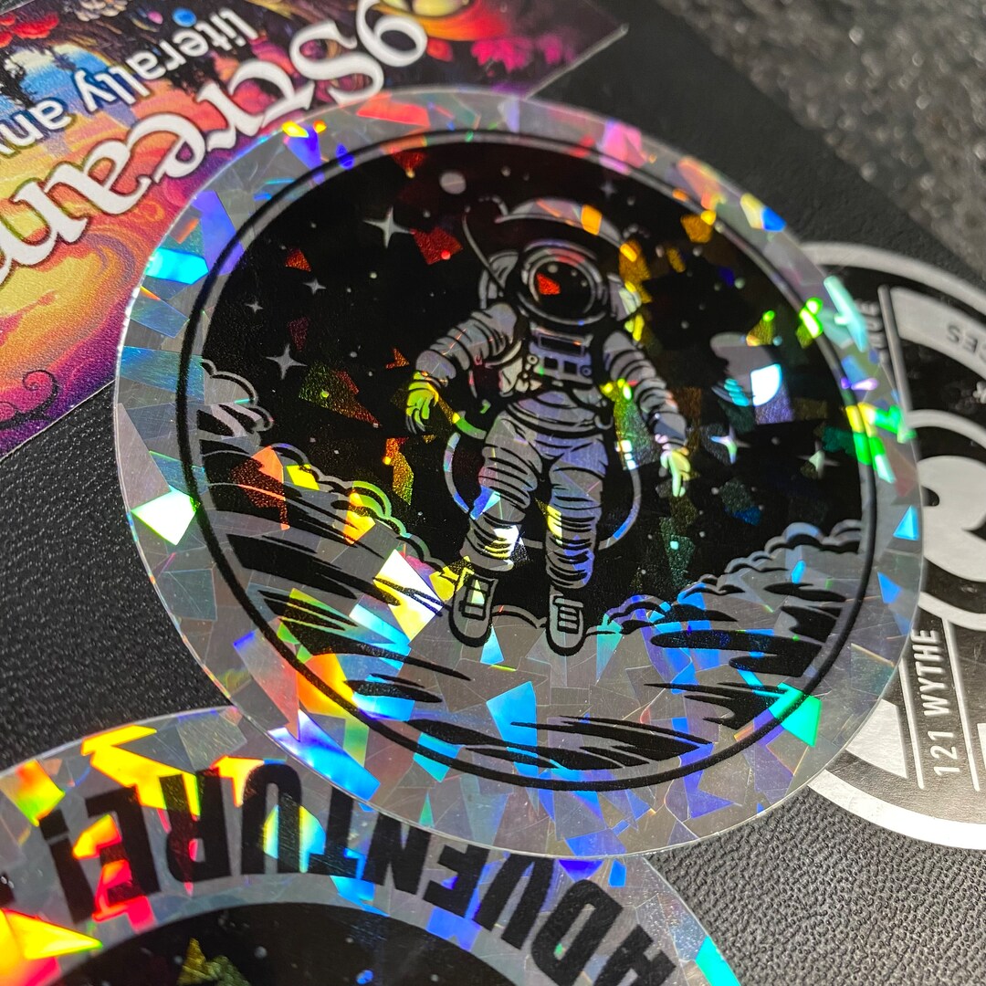 Astronaut Floating in Space Sticker UAP Decal Cool Sticker FULL ...