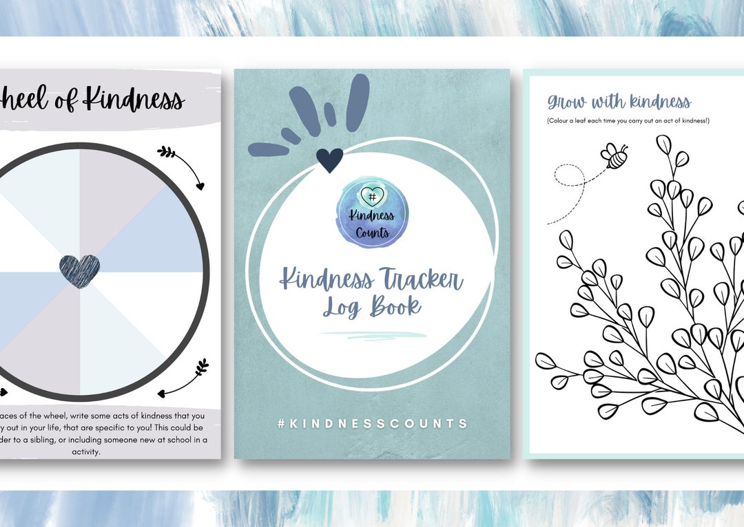 Kindness Tracker PDF Workbook - Etsy
