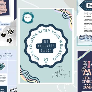 Mental Health Activity Cards PDF - Etsy