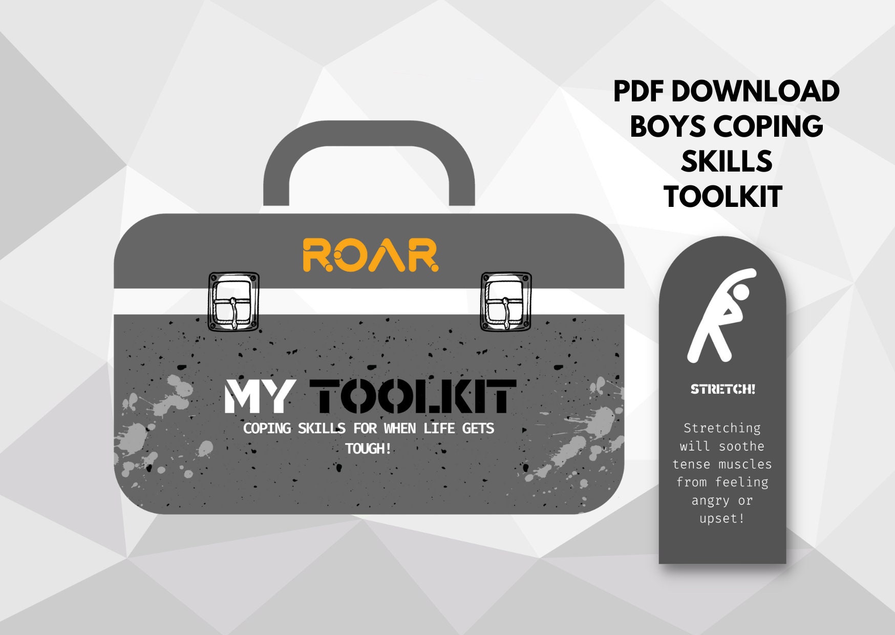 Boys Coping Skills Toolbox - Etsy