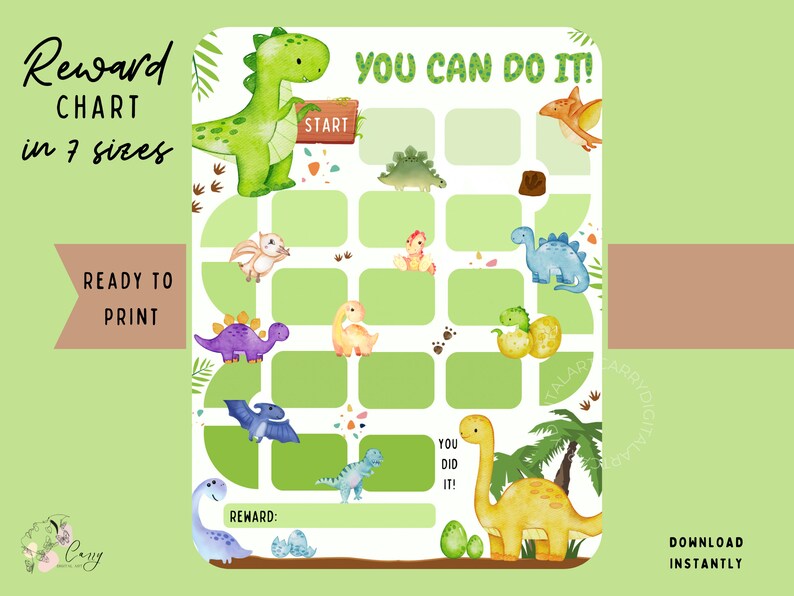 Reward Chart, Kids Reward Chart, Reward Chart Printable, Kids Routine ...