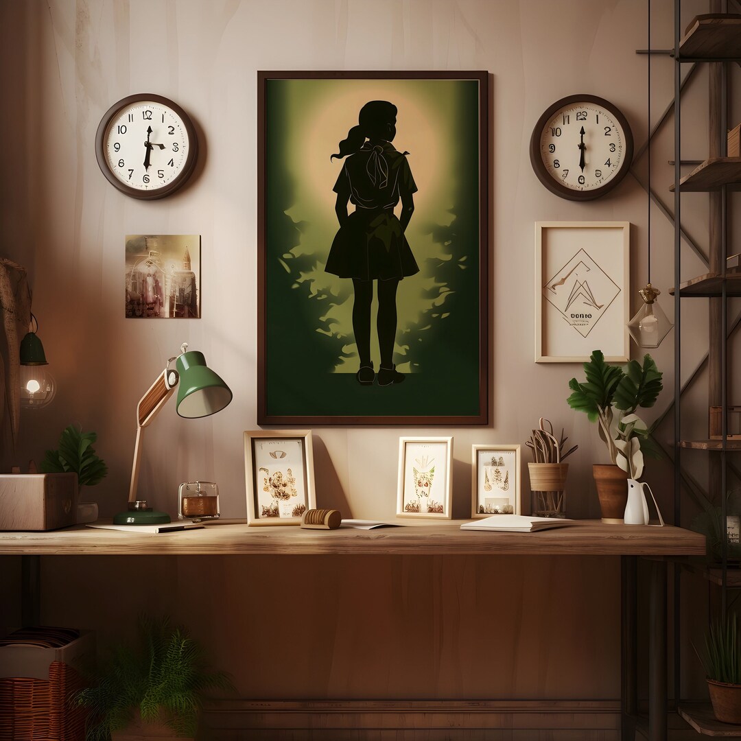 Minimalist Girl Scout Poster 3, Lady Thinker Wall Art Teenage Room ...