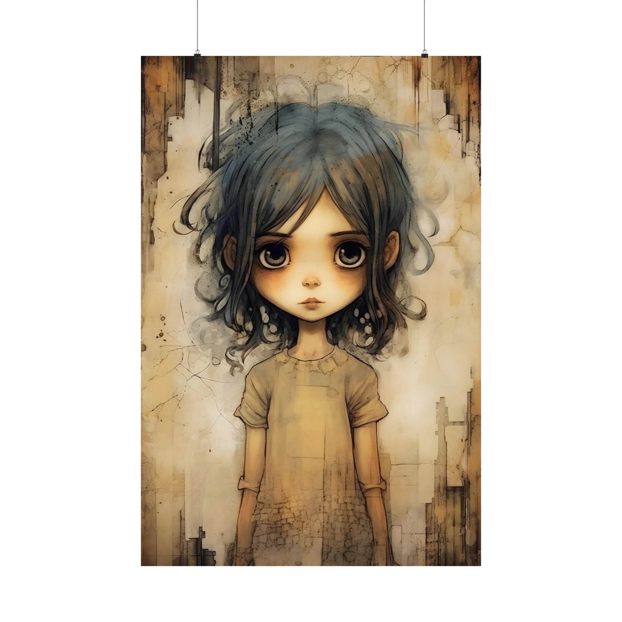Sad Beige Childhood Poster 1 Manga Comic Book Illustration - Etsy
