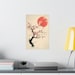 Pink Sakura Tree Poster, Japandi Wall Art Cherry Blossom Print Simple ...