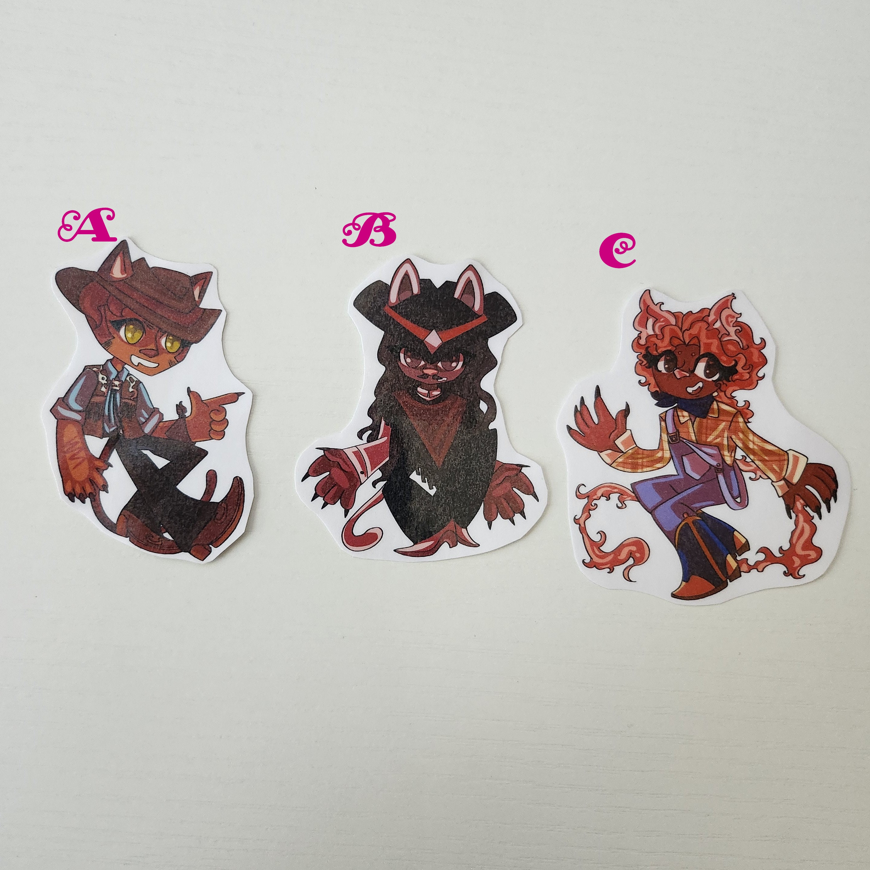 Cowboy Catboy Stickers - Etsy