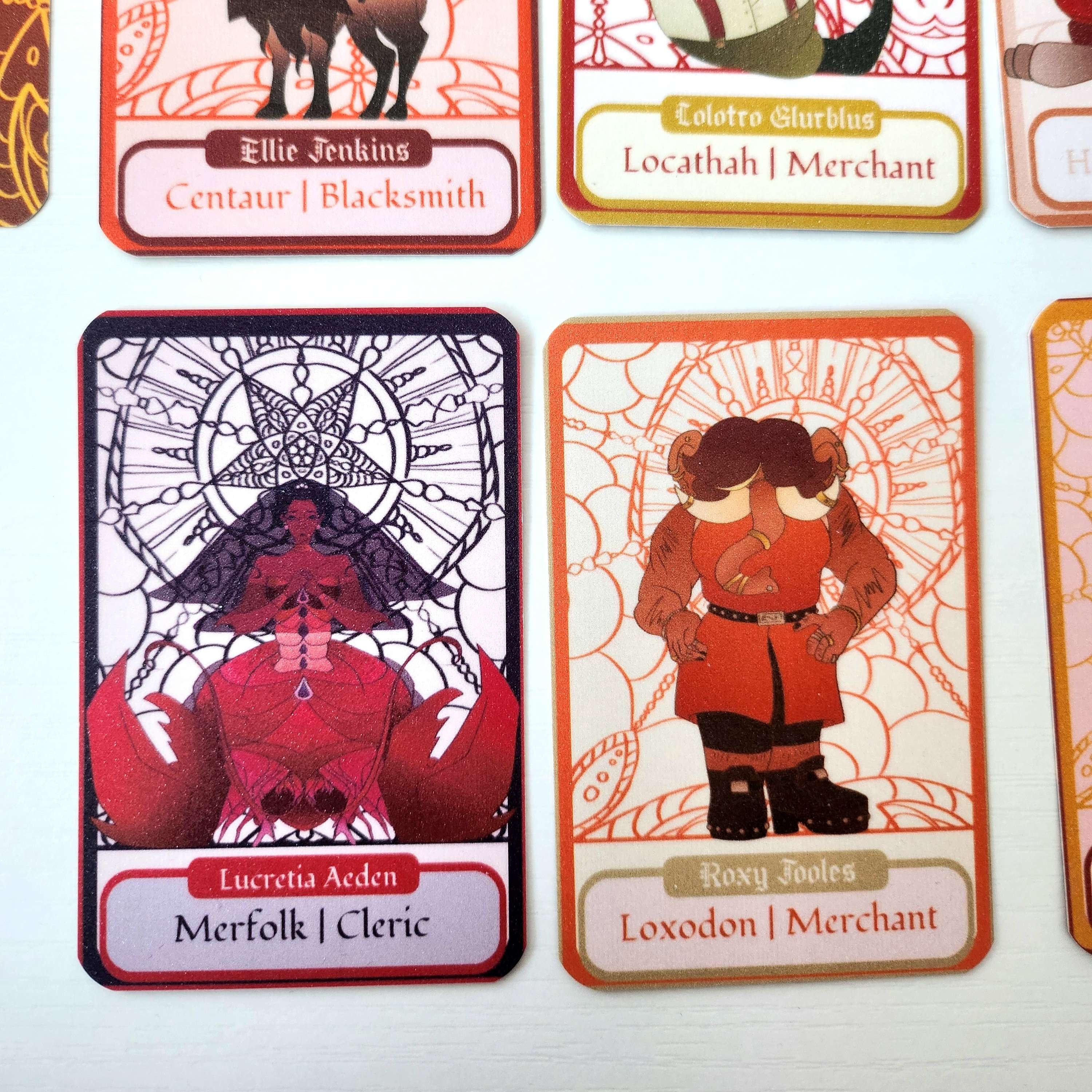 Dnd NPC Trading Cards - Etsy