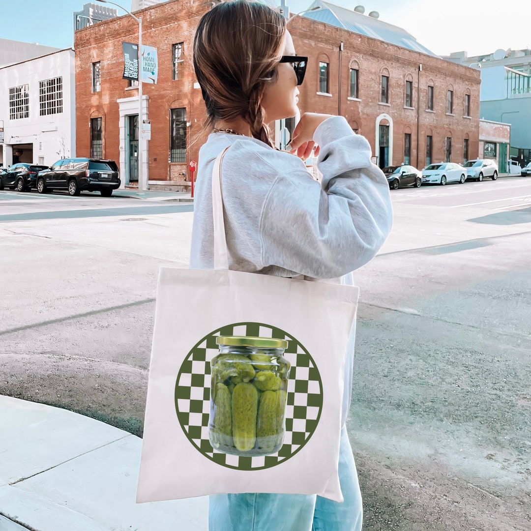 Vintage Canned Pickles Tote Bag, Pickle Lovers, Pickle Gifts, Canning ...