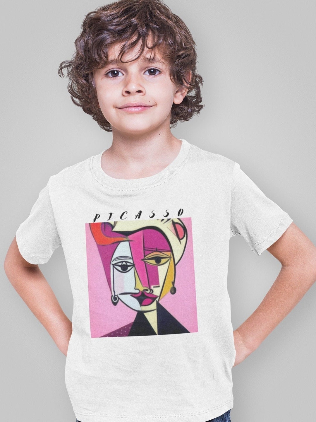 Picasso Kids T-shirt, Retro Kids T-shirt, Groovy Kids T-shirt ...