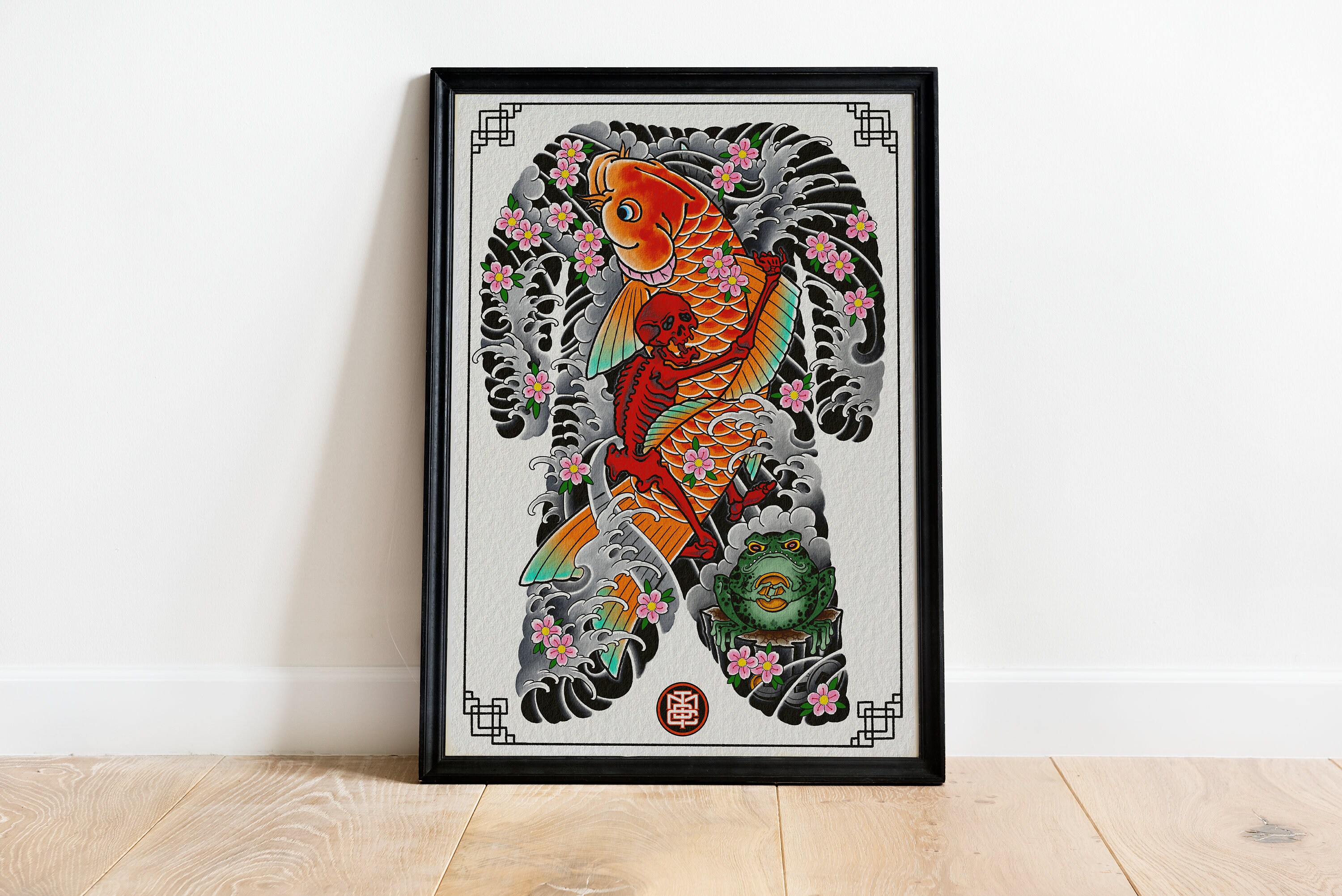 Japanese Tattoo Digital Poster | Tattoo Art | Tattoo Bodysuit | Digital ...