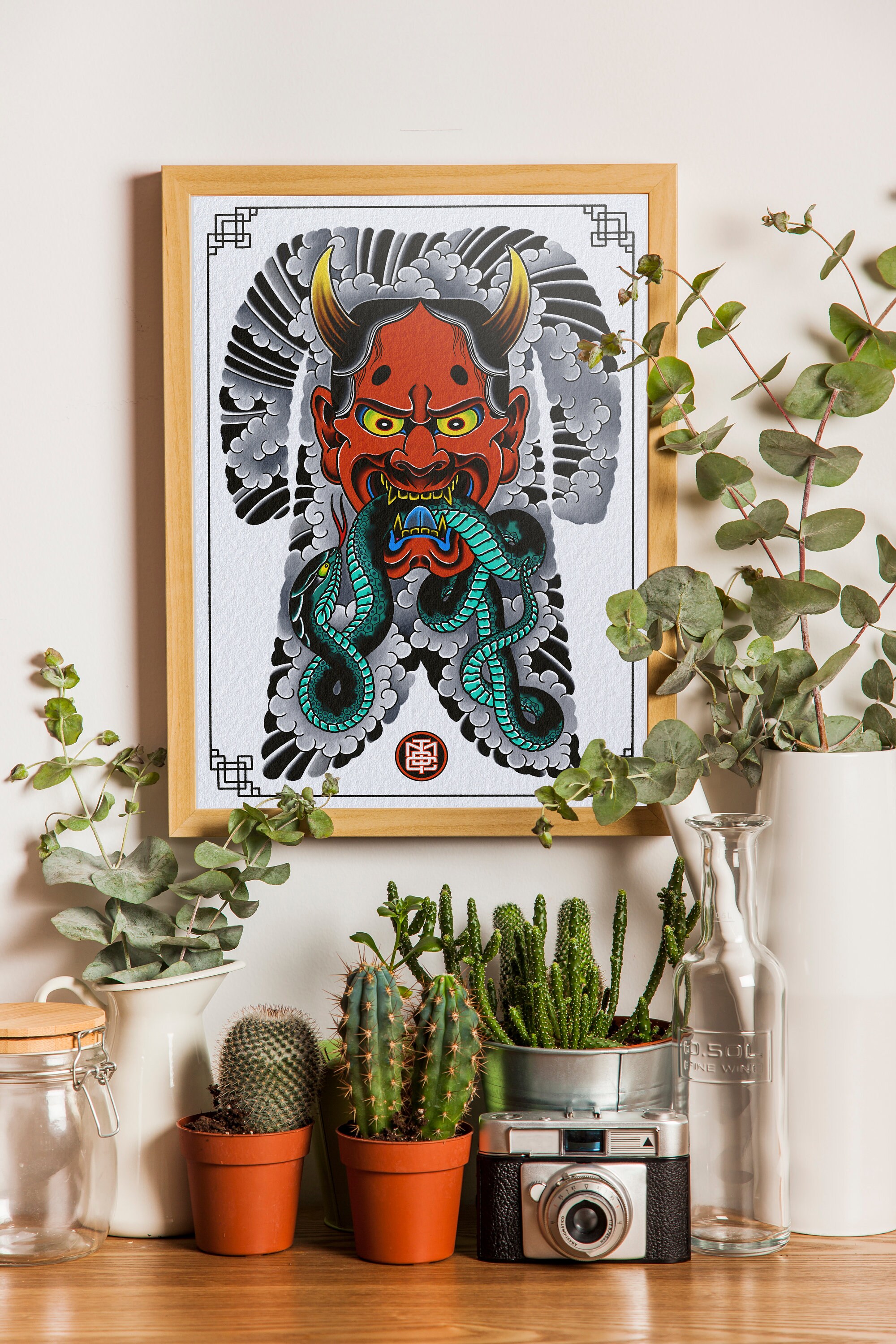 Japanese Tattoo Digital Poster | Tattoo Art | Tattoo Bodysuit | Digital ...