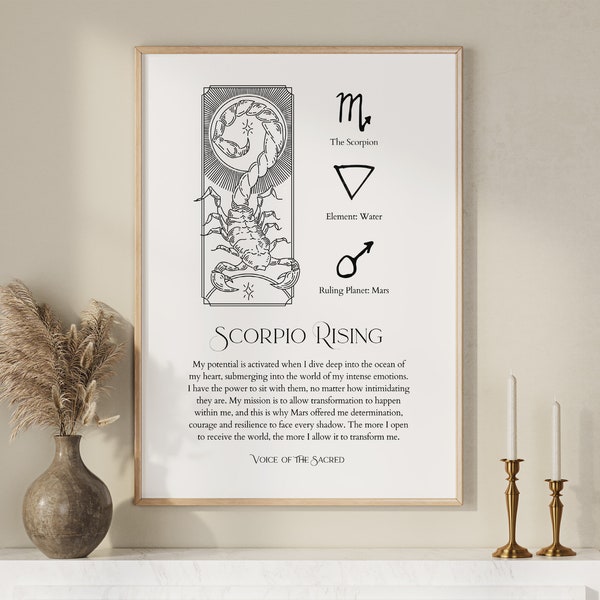 Scorpio Rising - Etsy