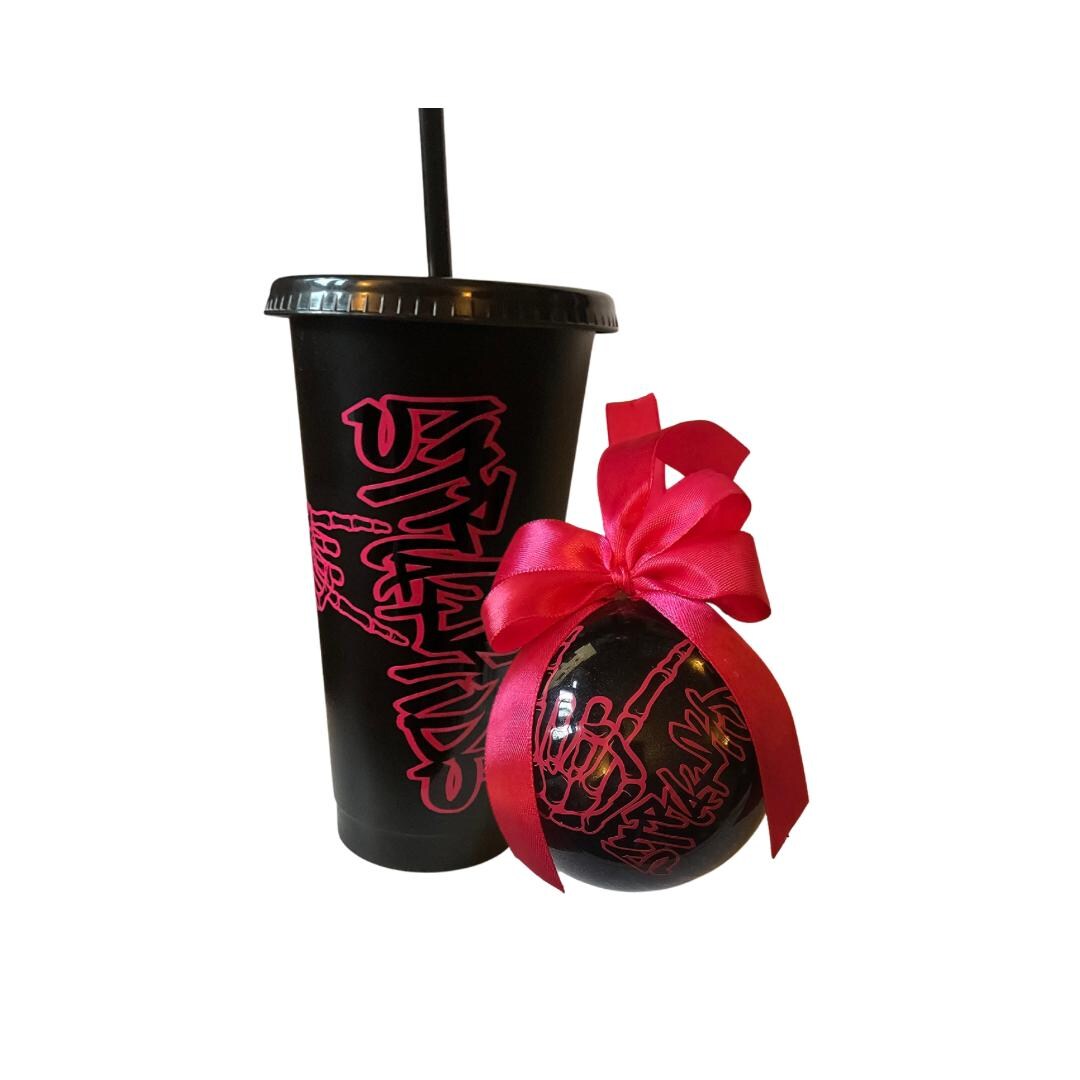 Straykids Rockstar Inspired Cold Cup and Bauble Set - Etsy