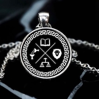 Memento Mori Vertical Bar Necklace - Stainless Steel Inspiration - Etsy