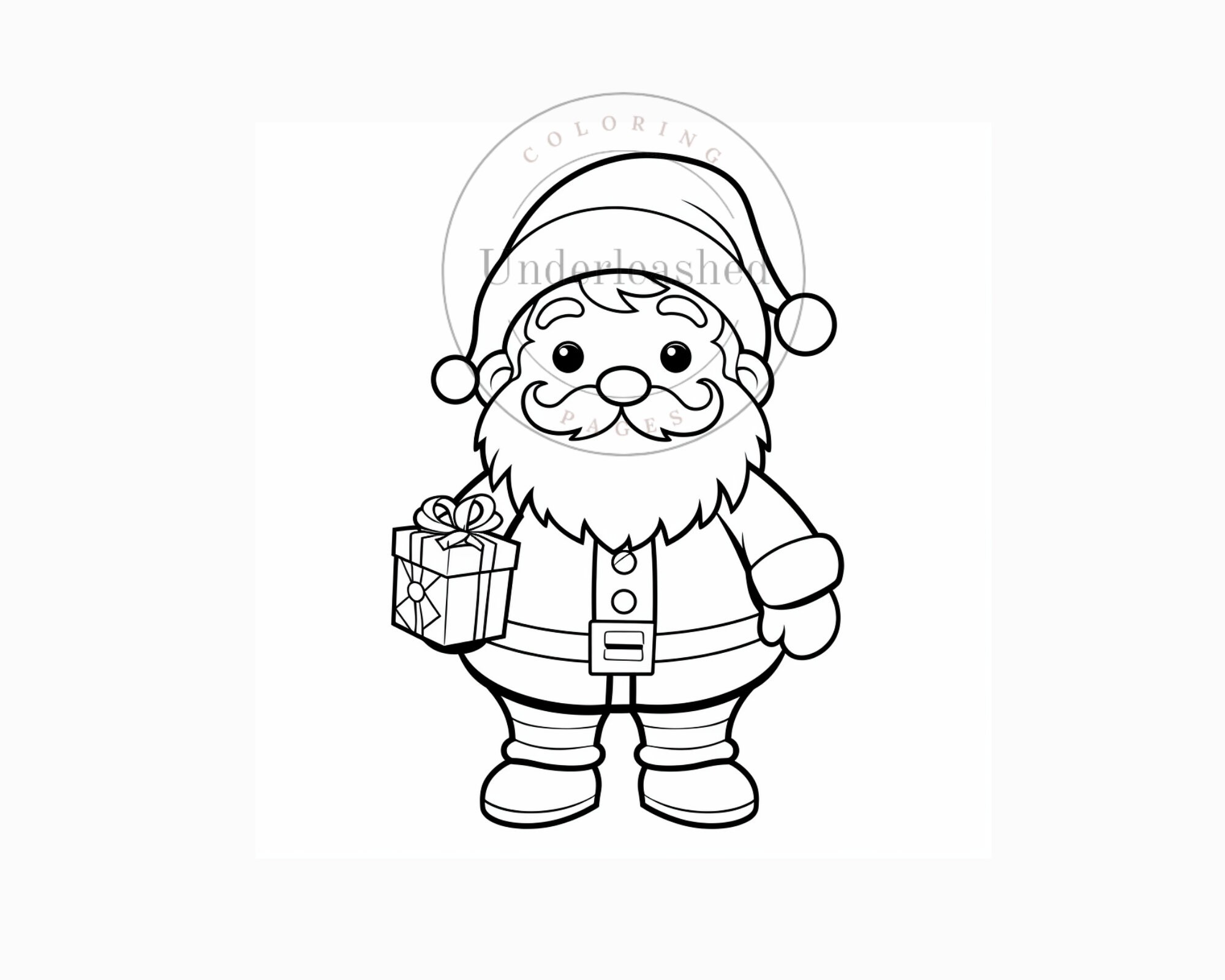 20 Simple Christmas Coloring Pages, Digital Download, Wall Art ...