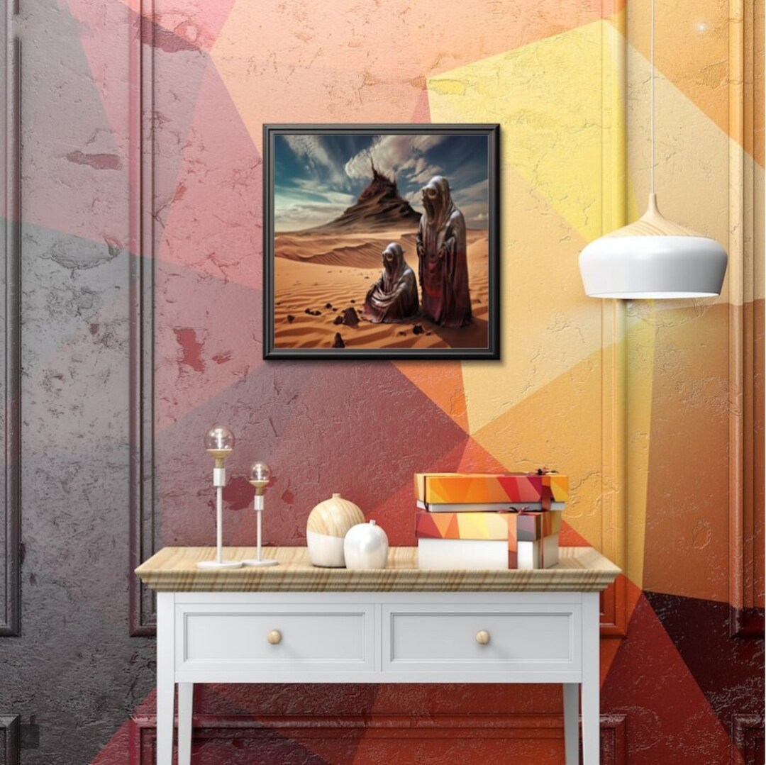 Nomads Alien Digital Wall Art Extraterrestrial Beings - Etsy