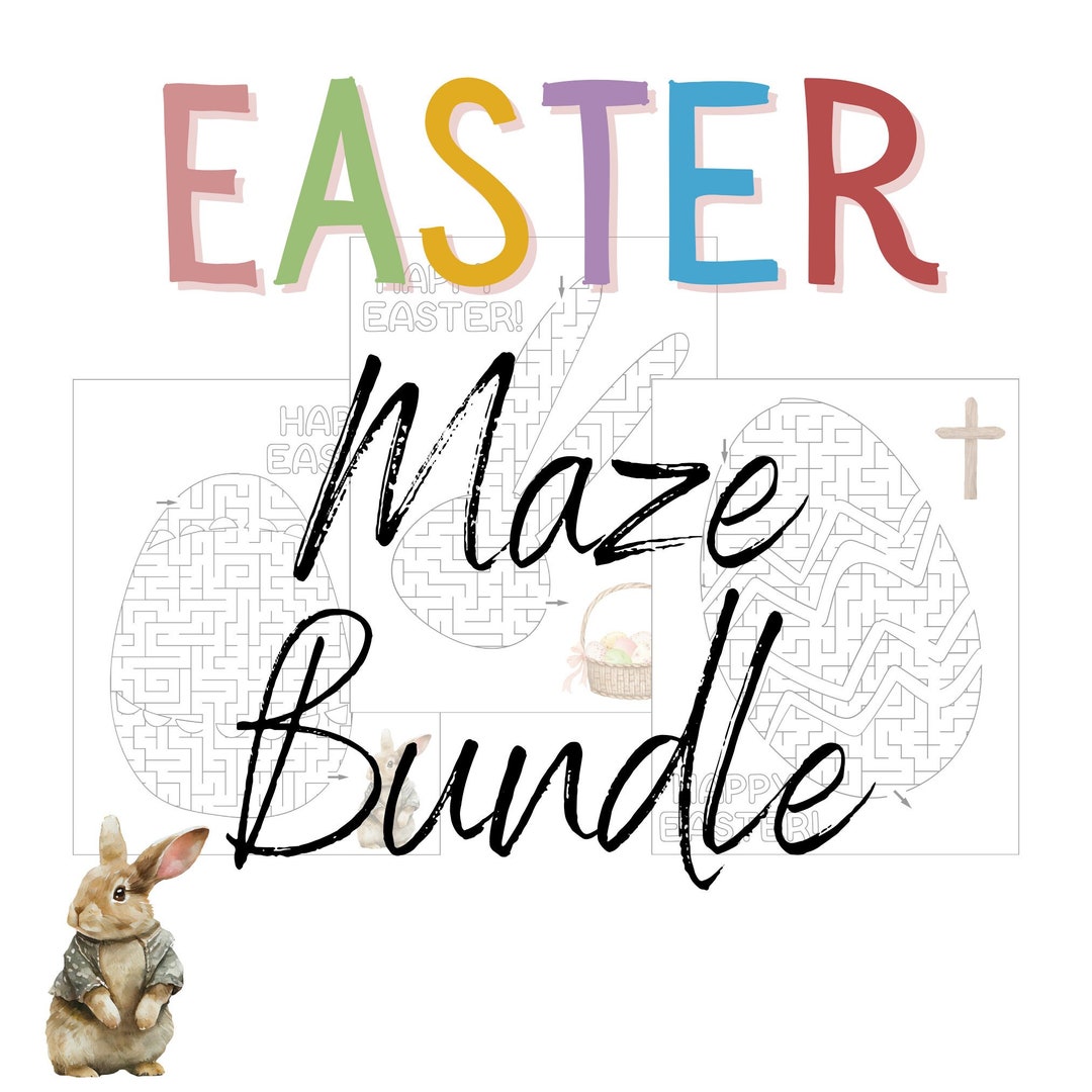 Easter Spring Maze Worksheets for 2nd Grade Elementary Easter ...