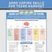 ADHD Coping Skills Handout Poster for Teens, Executive Functioning ...