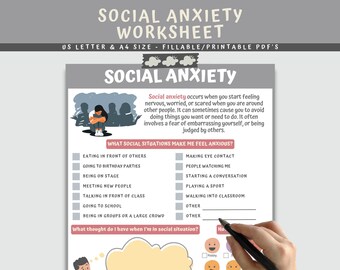 Stress Management Coping Skills for Kids & Teens Anxiety - Etsy Canada