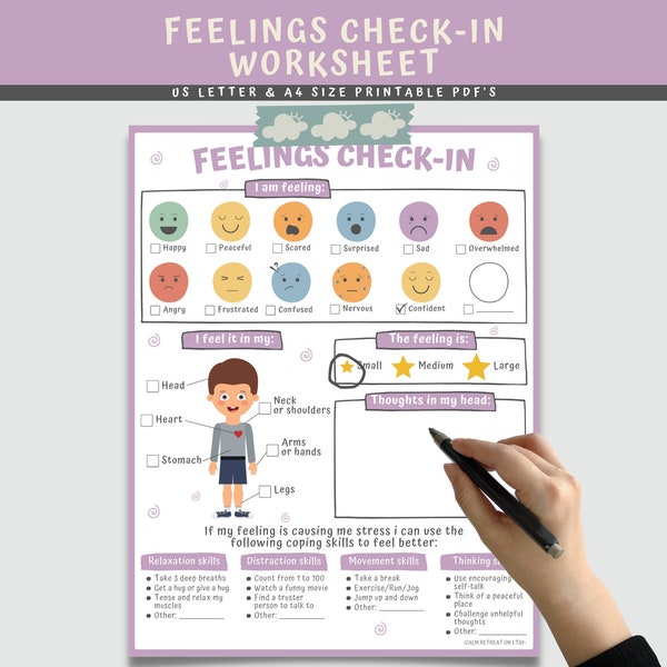 Therapy Check in Sheet - Etsy
