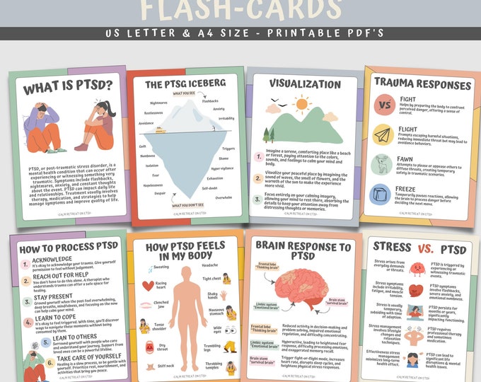 68 Somatic Therapy Coping Skill Cards for Kids, Nervous System ...