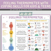 Feelings Emotions Monthly Tracker, Printable Worksheet for Kids ...