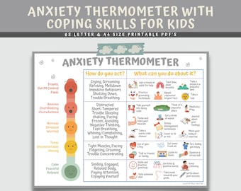 Anxiety Coping Skills for Teens Kids, Stress Relief, Anxious Feelings ...