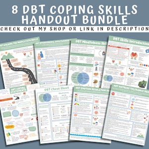 Buy DBT Emotion Regulation Coping Skills Printable Handout, Dialectical ...